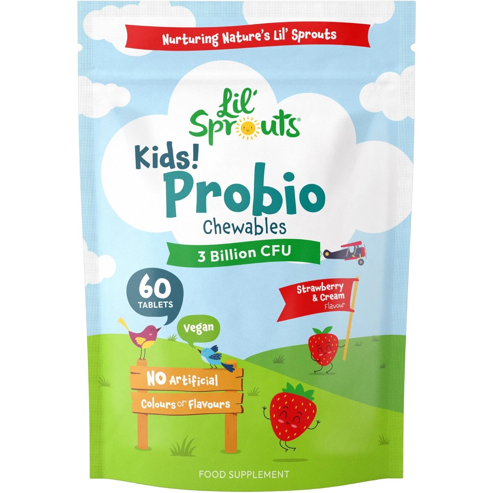 Probio for Kids 3 Billion CFU | 60 Chewable Tablets